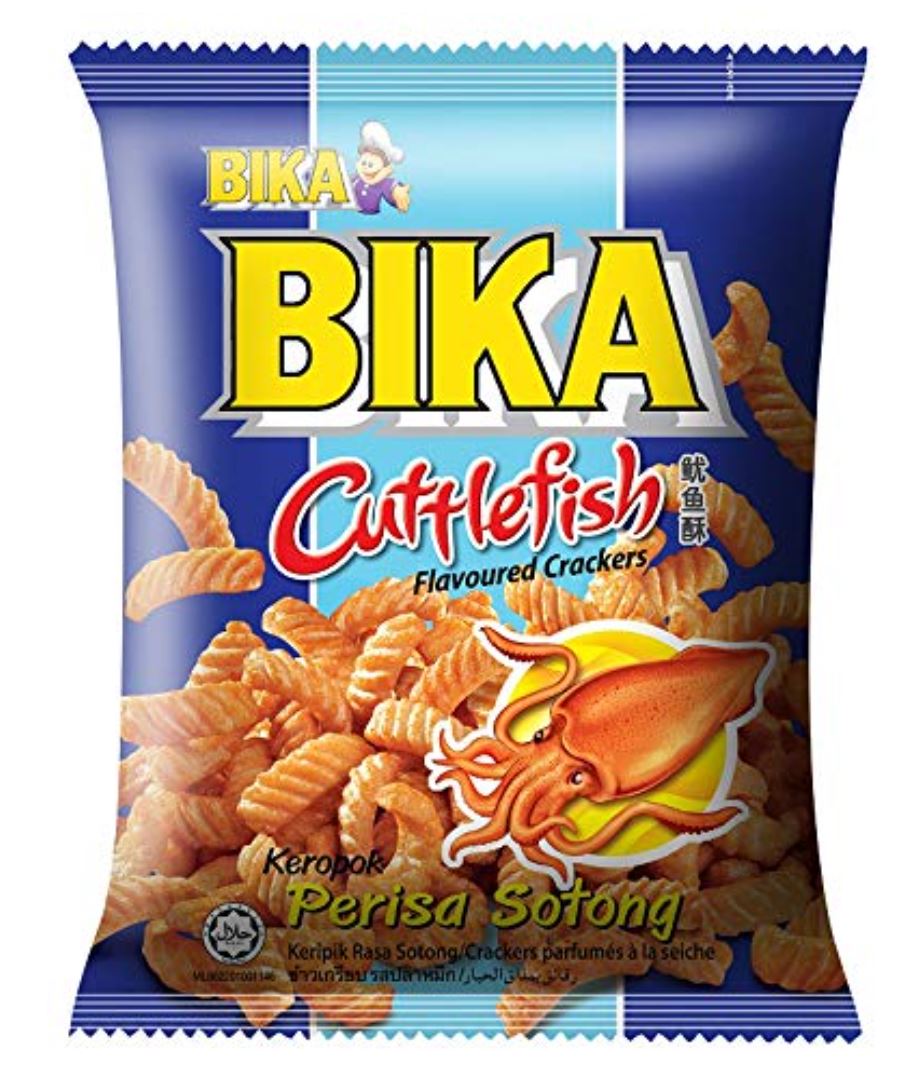 Bika Cuttlefish Flavoured Crackers (Perisa Sotong) 70g 鱿鱼酥 – Savour of Asia