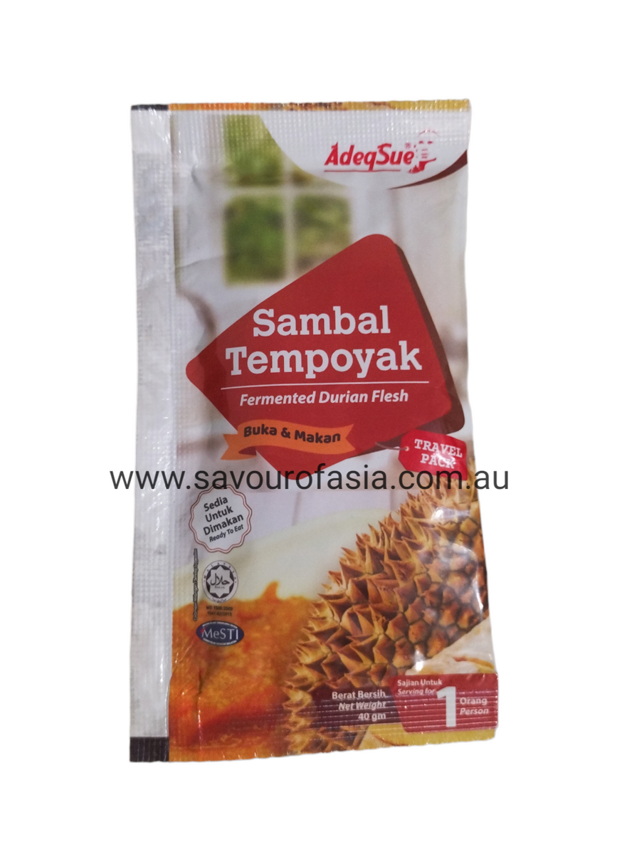 Fermented Durian Flesh 40g Sambal Tempoyak – Savour of Asia