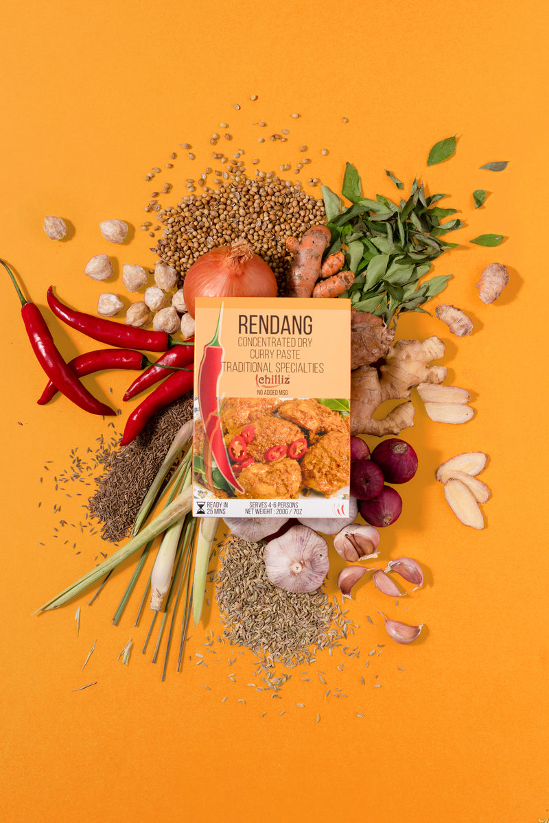 Chilliz Rendang Concentrated Dry Curry Paste 200g – Savour of Asia