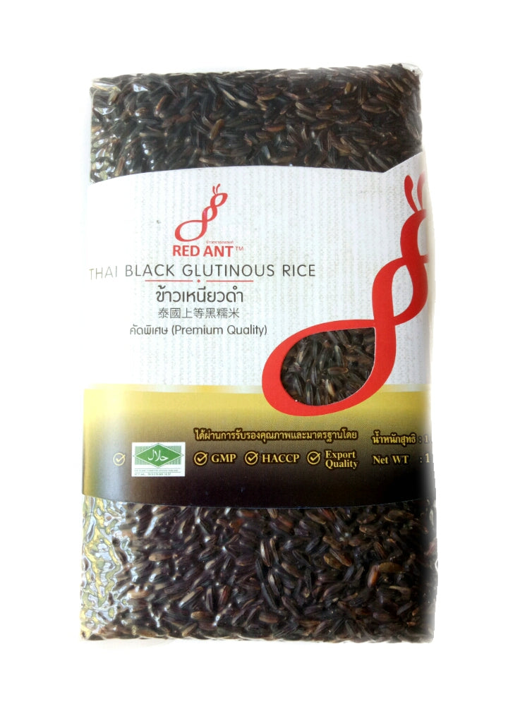 Red Ant Brand Premium Thai Black Glutinous Rice 1kg 泰国上等黑糯米 – Savour of ...