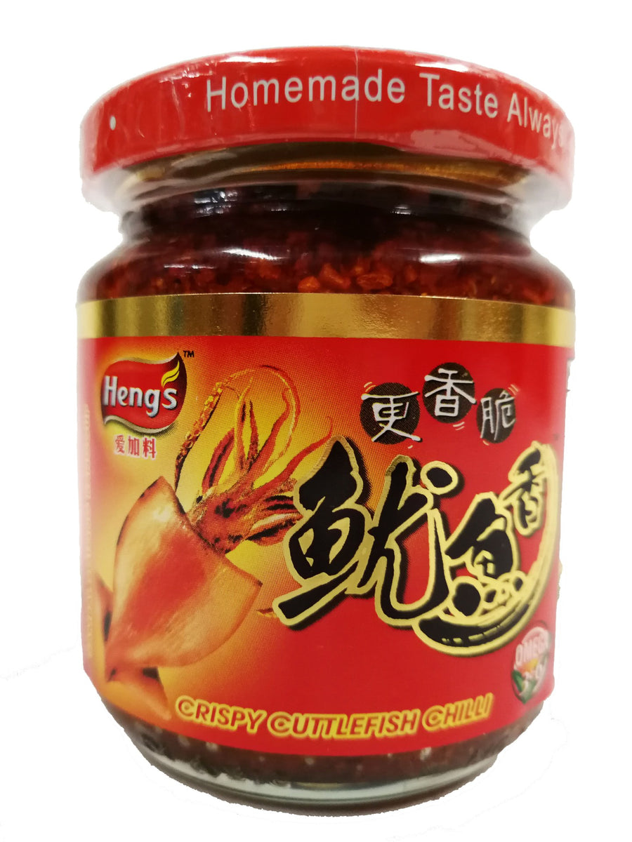 Heng's Heng's Crispy Cuttlefish Chilli Sauce 180g – Savour of Asia