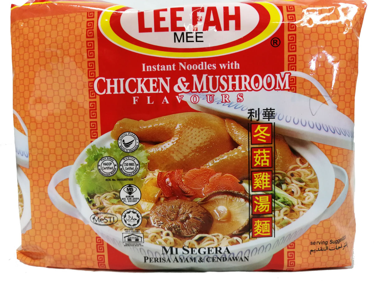 Lee Fah Mee Lee Fah Mee Instant Noodle (Chicken Mushroom Flavour) 70g x ...