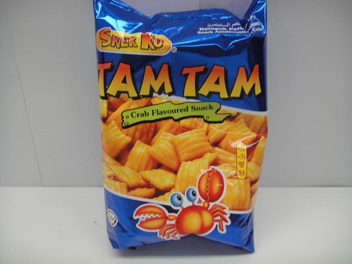 Snek Ku Snek Ku Tam Tam (Crab Flavoured Snack) 80G – Savour of Asia