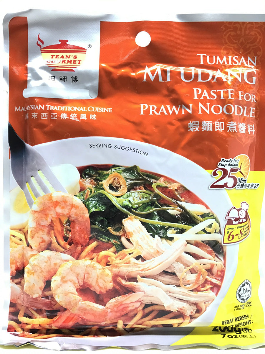 Tean's Gourmet Tean's Gourmet Prawn Noodle Paste 200g – Savour of Asia