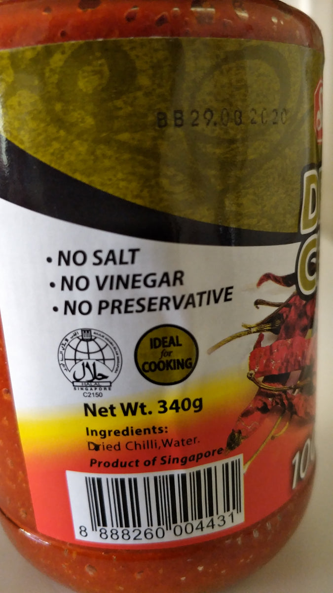 Sing Long Sing Long Dried Chilli Paste 340G – Savour of Asia