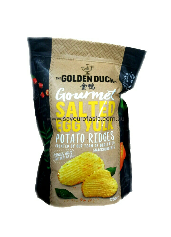 Golden Duck Salted Egg Yolk Potato Ridges 125g – Savour of Asia