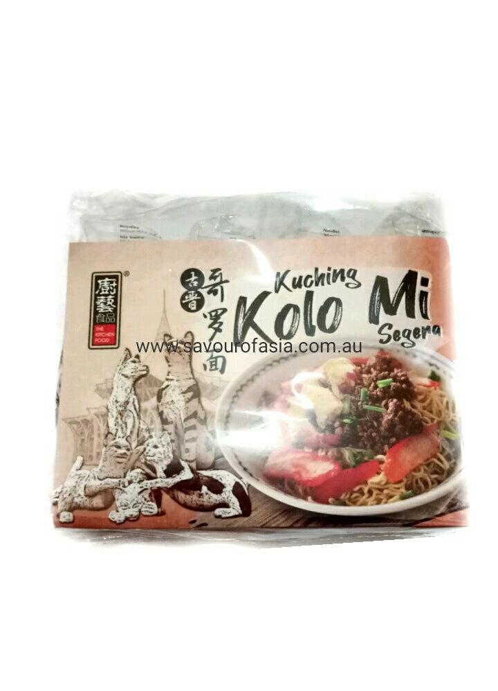 Kuching Instant Kolo Mee 440g (Kuching Kolo Mi Segera) 古晋哥罗面 – Savour ...