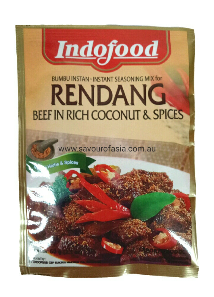Instant Seasoning Mix for Rendang (Beef in Rich Coconut & Spices) 60g ...