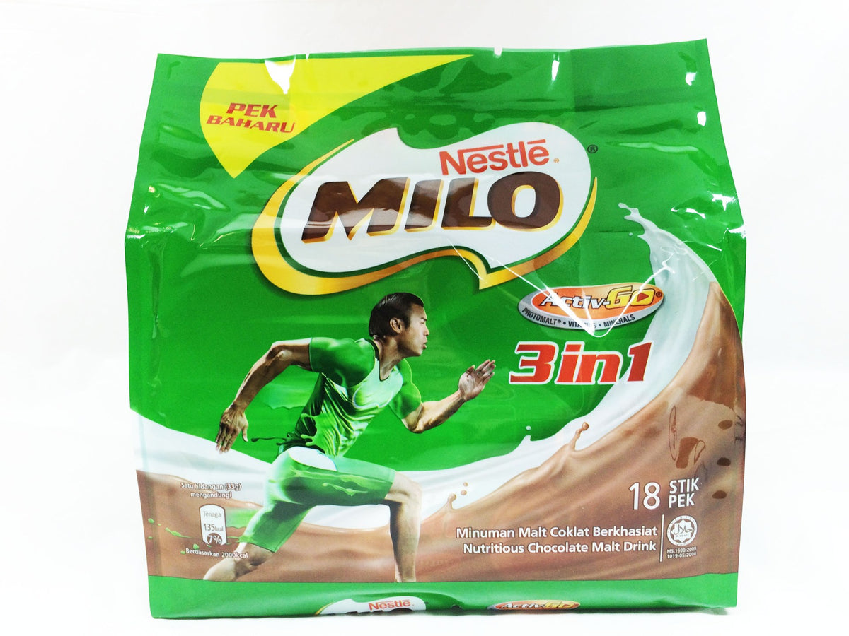 Nestle Nestle Milo (3 in 1) 33g x 18's – Savour of Asia
